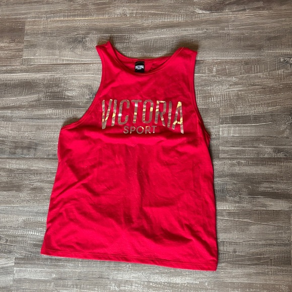 Victoria's Secret | Tops | Victoria Sport Red Tank Top | Poshmark